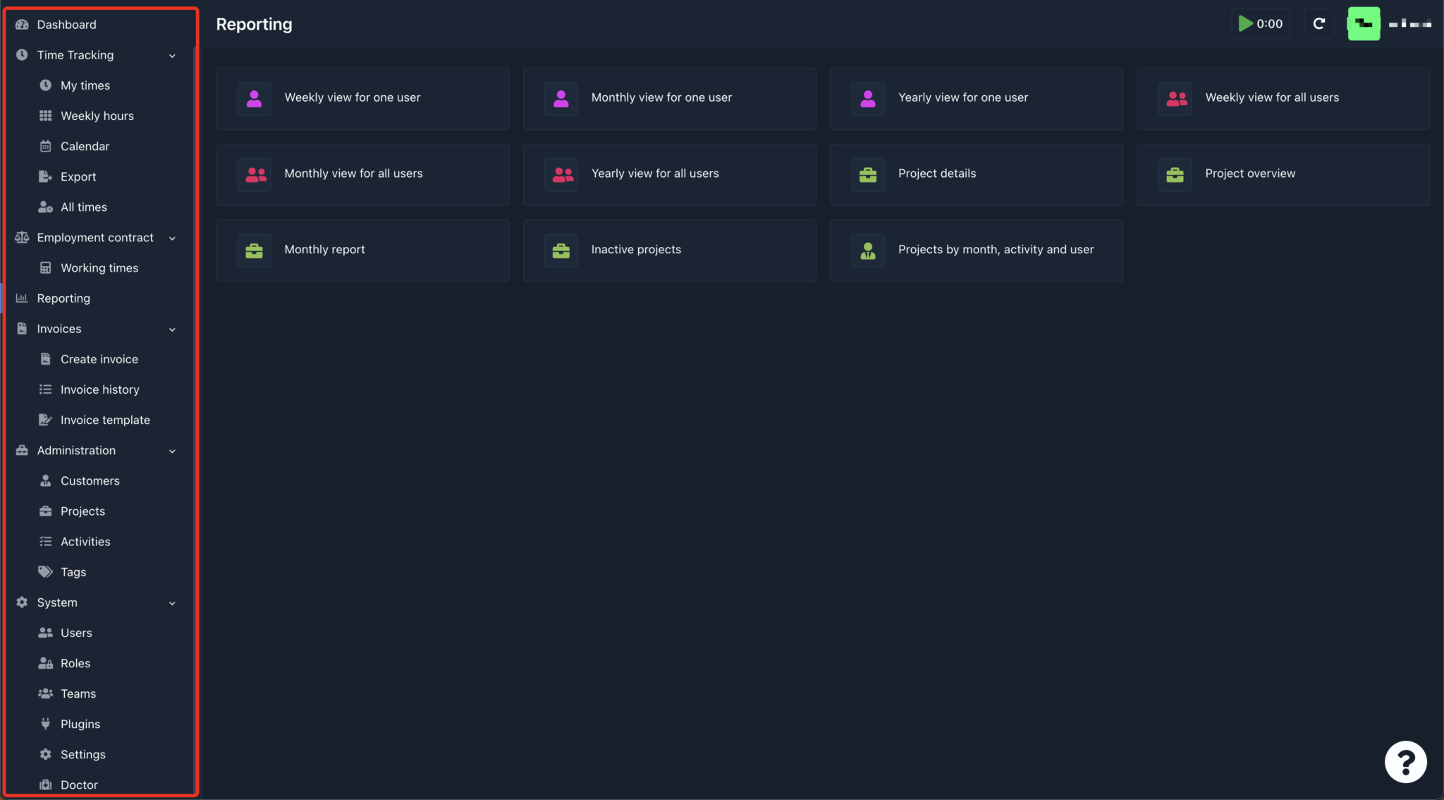 Free Open-source Time Management App, Kimai - SAi Memo